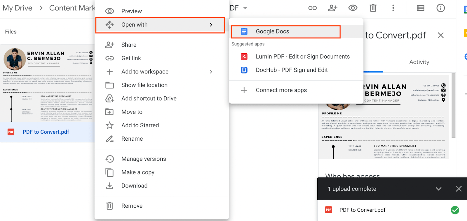 Convert PDF To Google Sheets Free 3 Quick Methods FileDrop