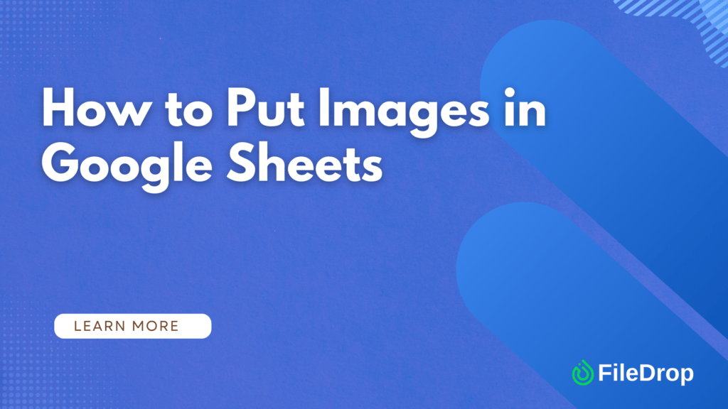 How To Put Images In Google Sheets FileDrop