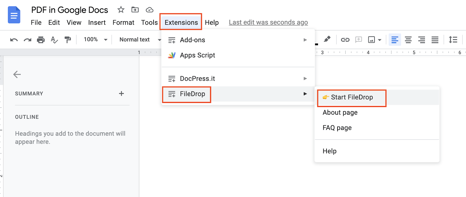 How To Insert A PDF File In Google Docs