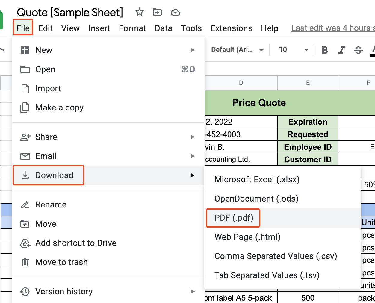 How To Convert Google Sheets File To PDF FileDrop